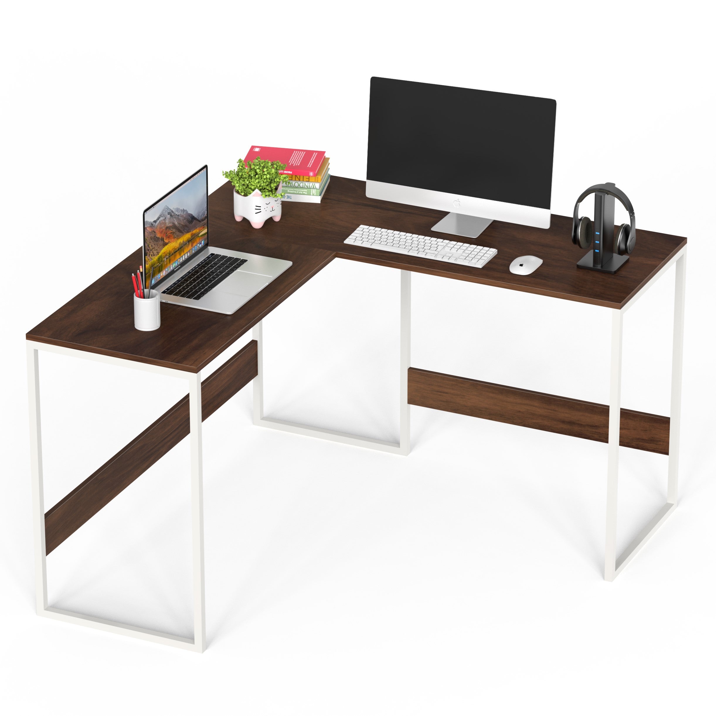 Corbyn L-Shape StudyComputer Laptop Table for Home or Office, WFH Desk ...