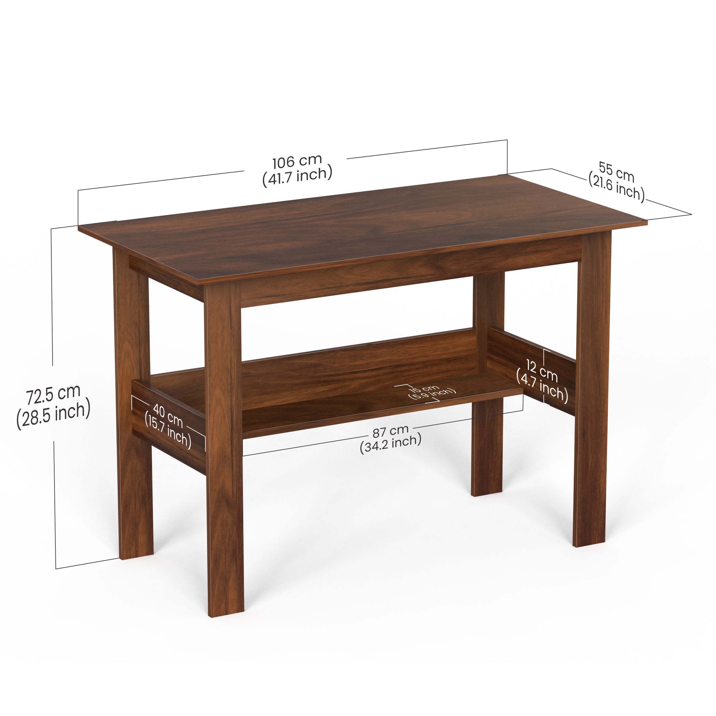 Efflino Study Table — Bluewud