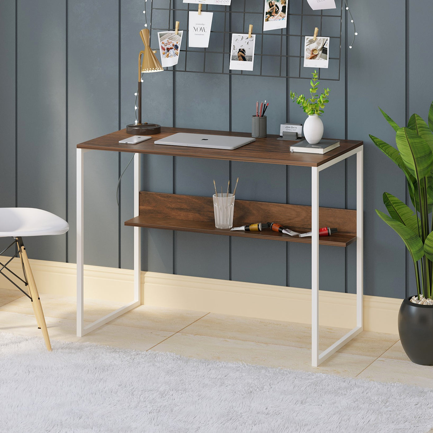 Corbyn Solo Engineered Wood Study & Laptop Table for Home and Office ...