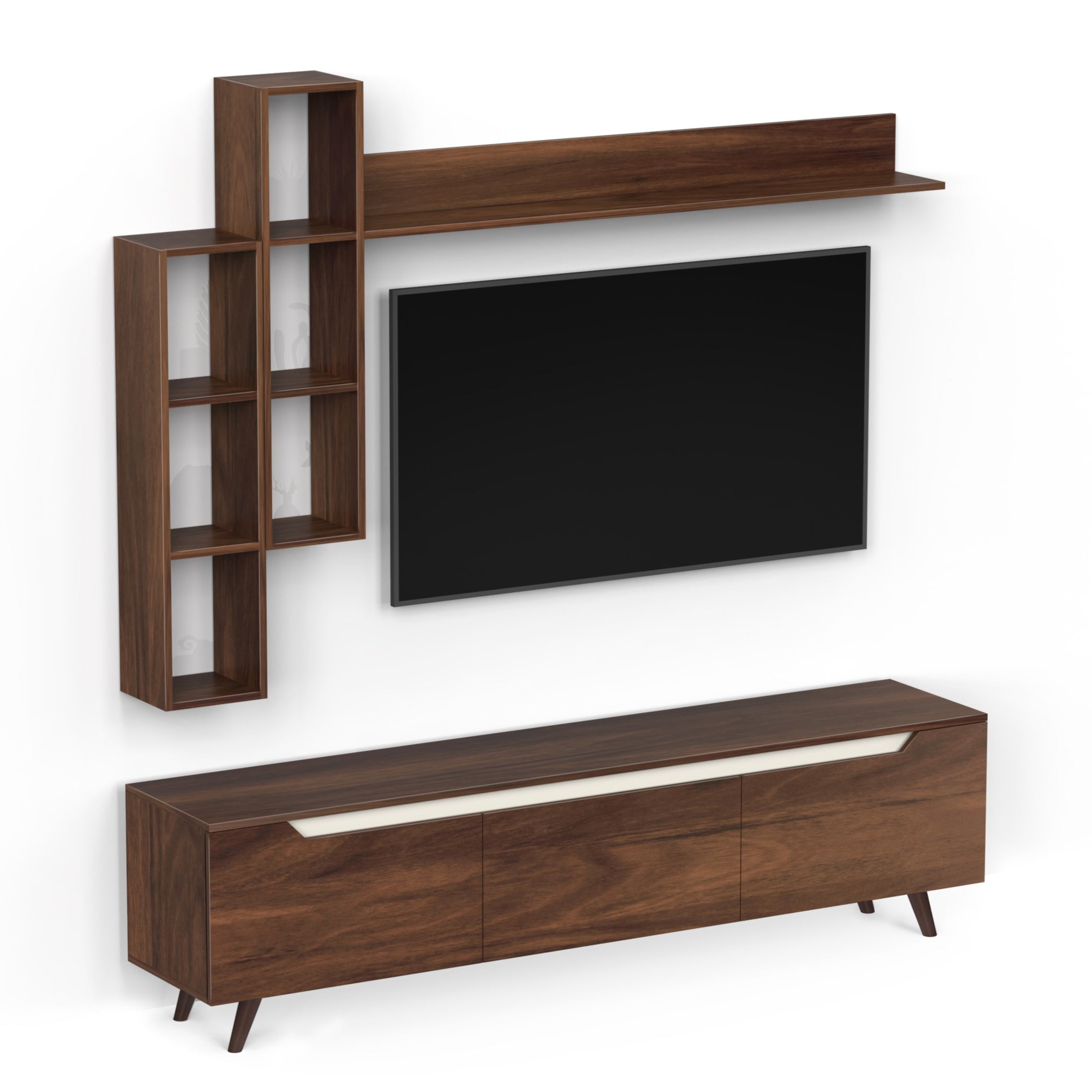 Blesky Miltra TV Entertainment Unit Set Top Box Stand TV Cabinet with ...