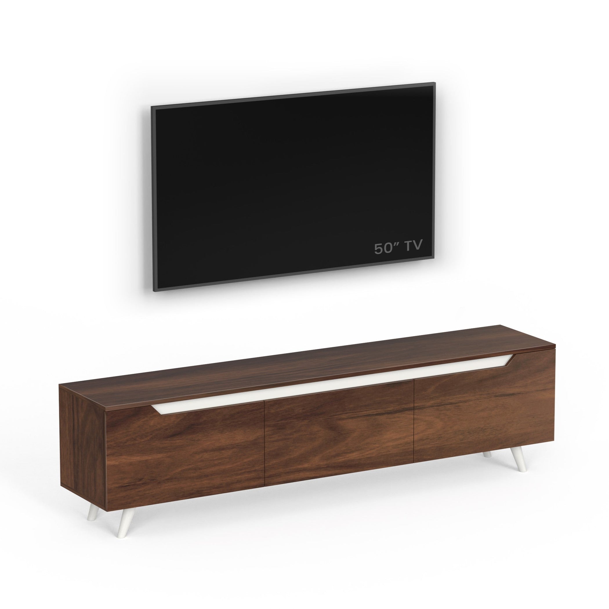 Blesky TV Entertainment Unit Set Top Box Stand/TV Cabinet with Shelves ...