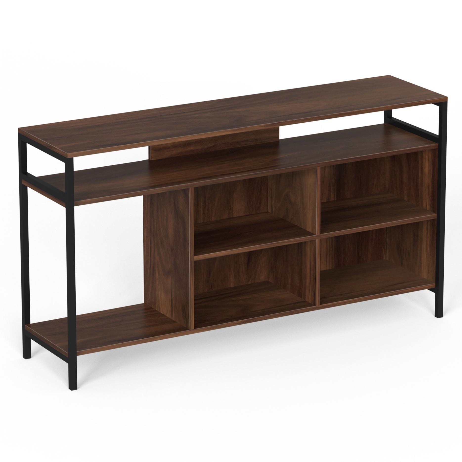 Duskin TV Entertainment Unit Set Top Box Stand/TV Cabinet with Shelves ...