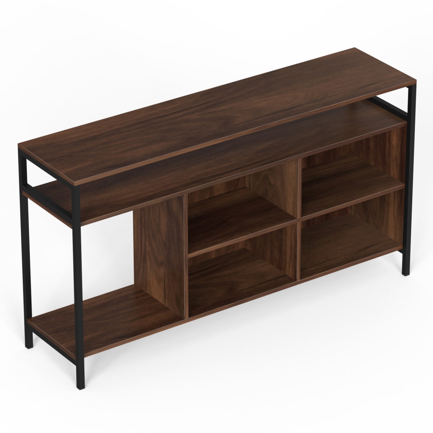 Duskin TV Entertainment Unit Set Top Box Stand/TV Cabinet with Shelves ...