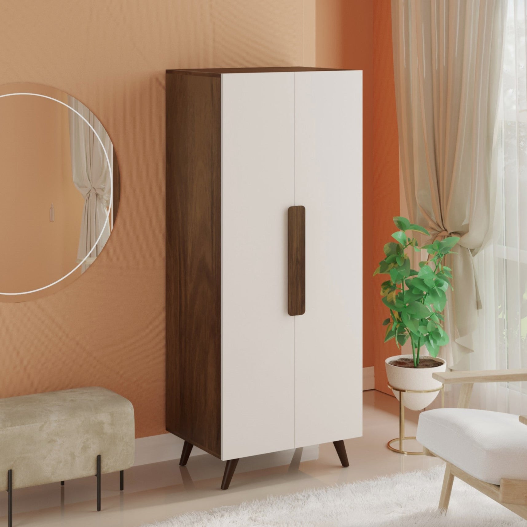 Bonco Wardrobe Storage Unit Cabinet Rack Organizer Almirah Cupboard fo ...