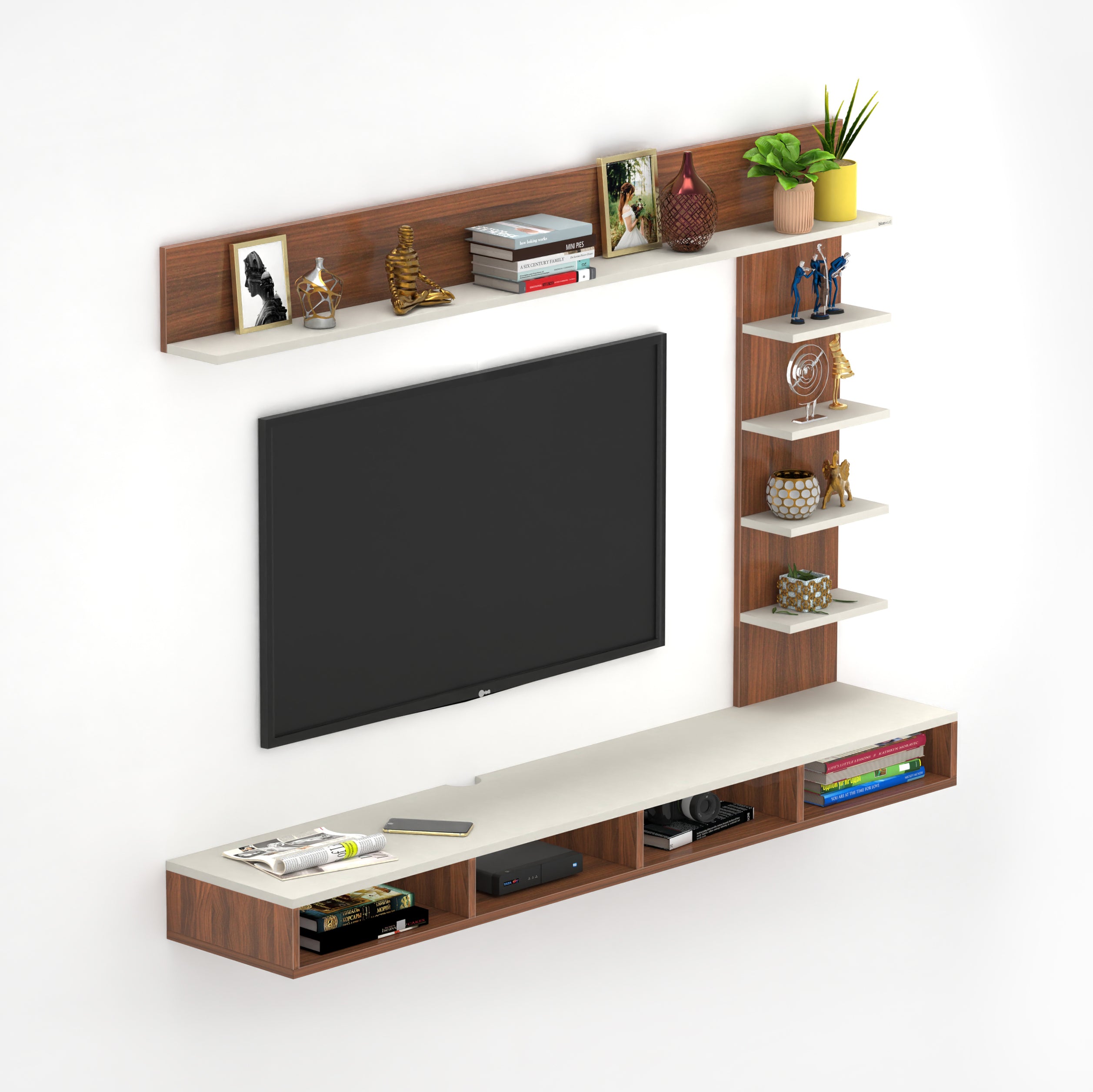 Primax Plus TV Unit Large, Ideal for Up to 50" — Bluewud