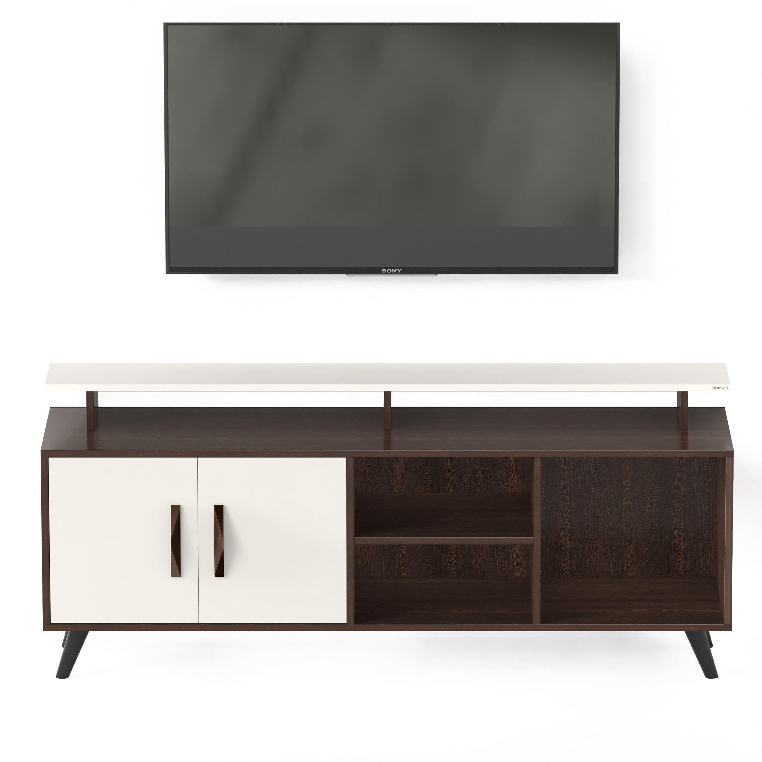 Skiddo TV Unit, Ideal for 55" — Bluewud