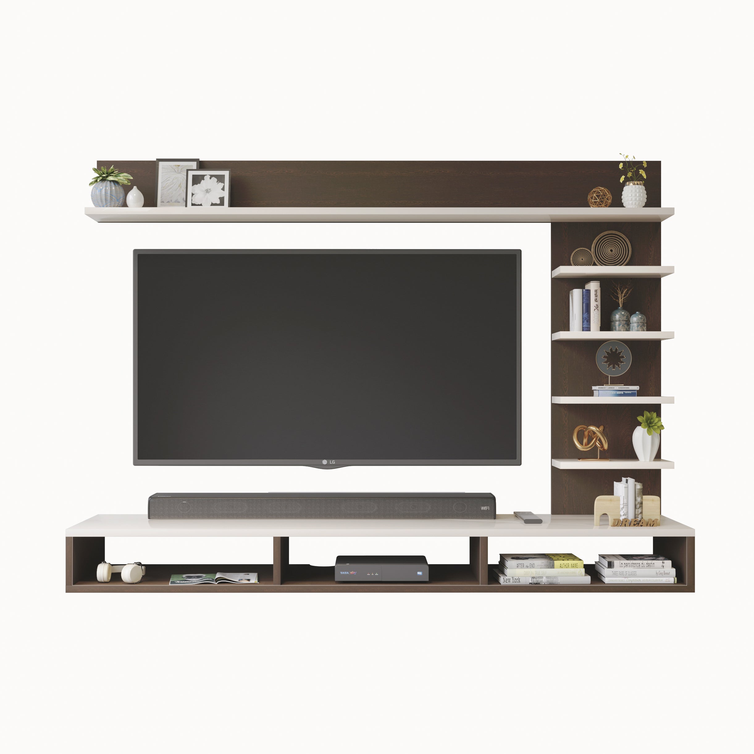 Primax Plus tv Unit Standard, Ideal for up to 40 inches — Bluewud