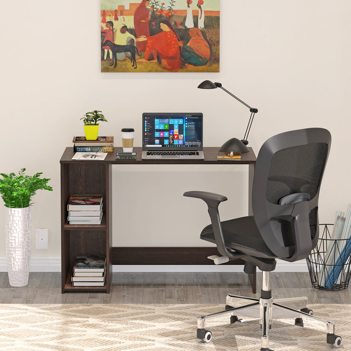 Mallium Study Table - Without Keyborad Slider — Bluewud