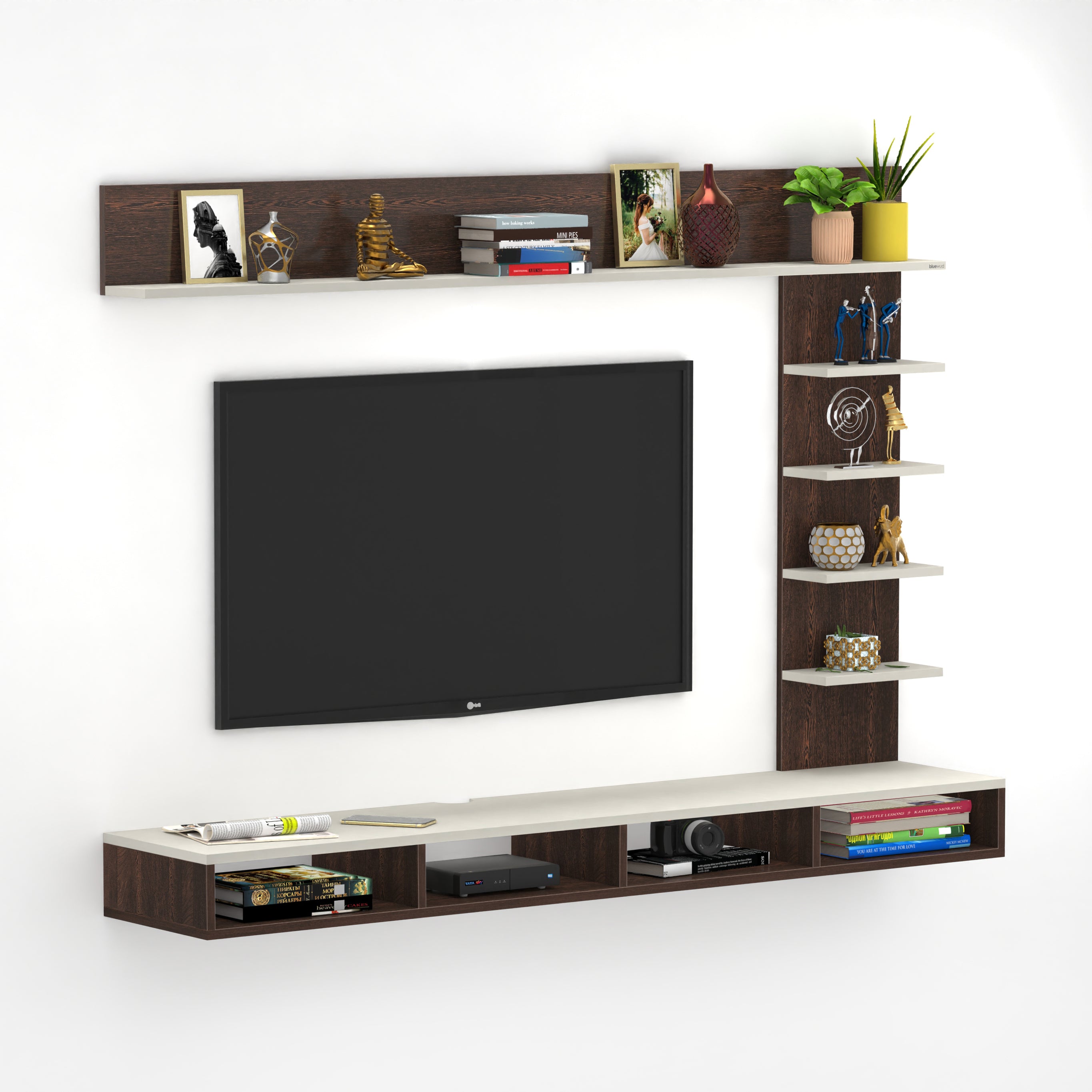 Primax Plus TV Unit Large, Ideal for Up to 50" — Bluewud