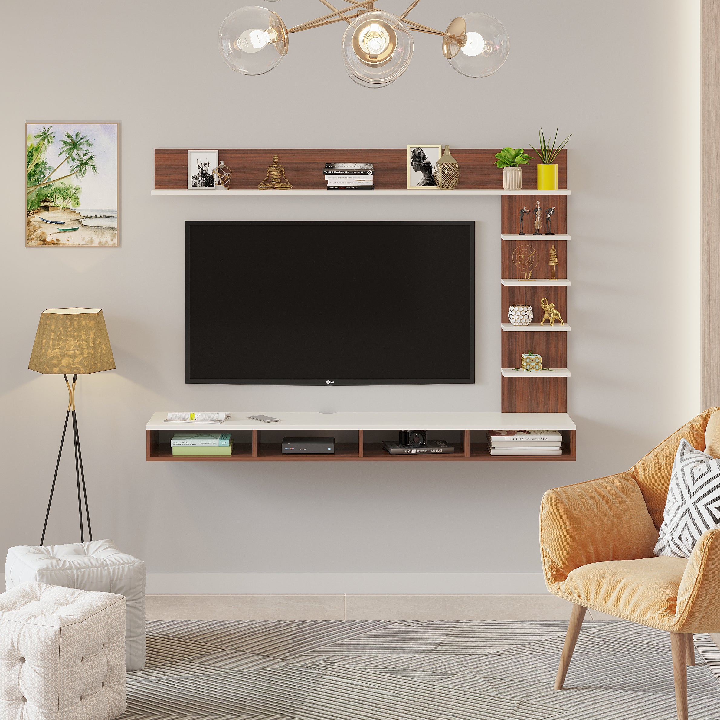 Primax Plus TV Unit Large, Ideal for Up to 50" — Bluewud
