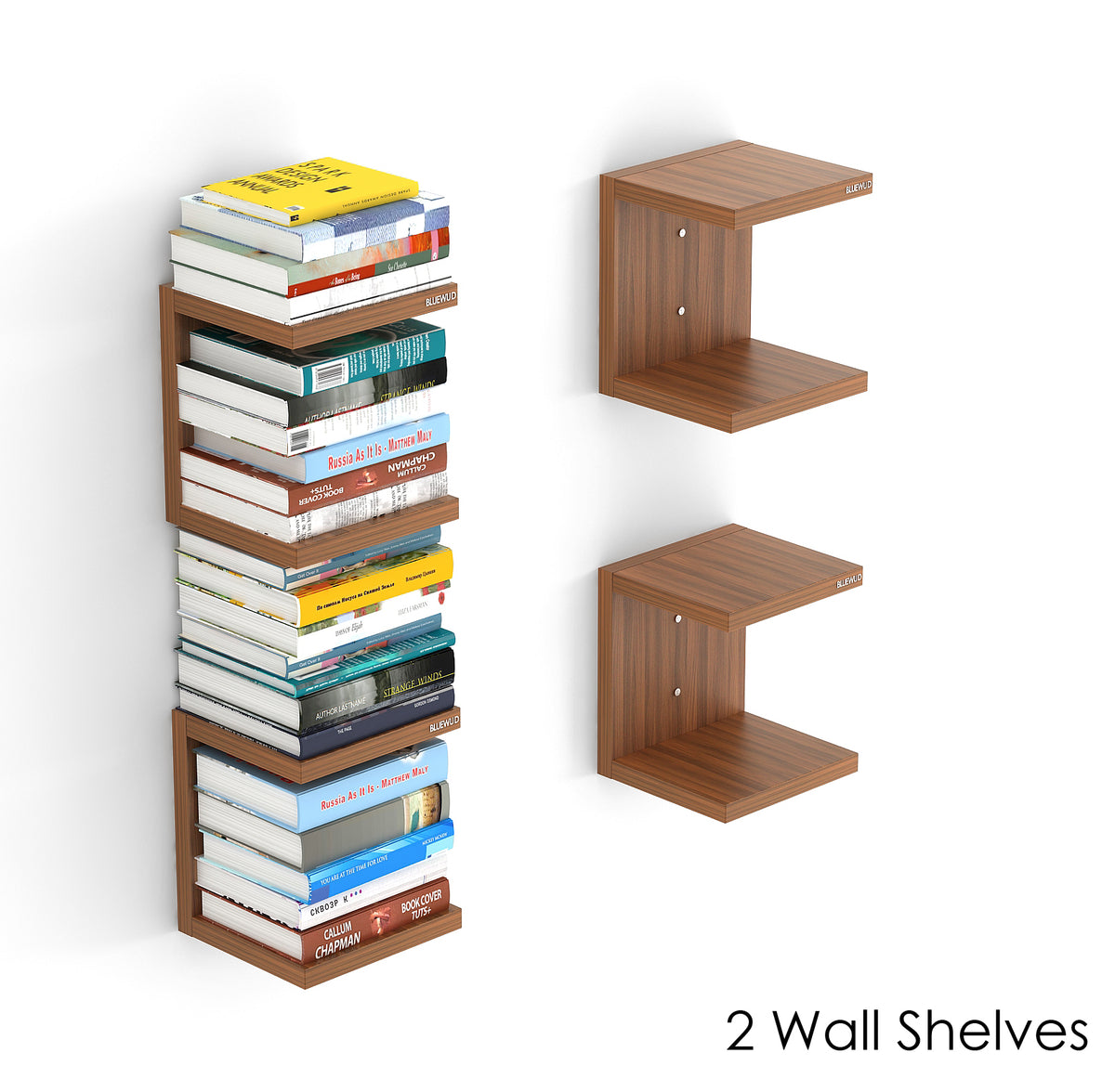 Alvin Book Shelf (Set of 4) — Bluewud