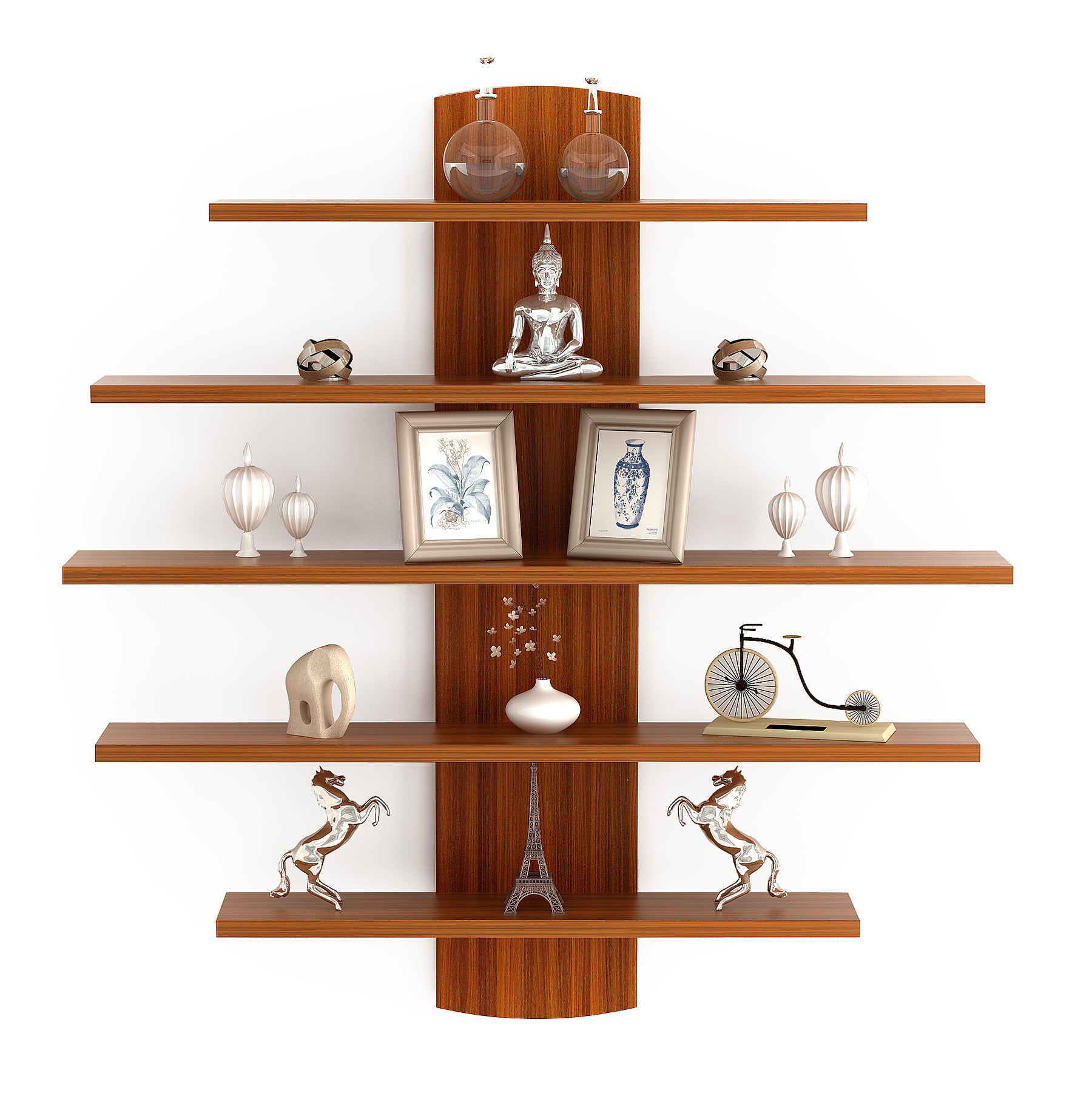 Caselle Display Shelf (5 shelves) — Bluewud