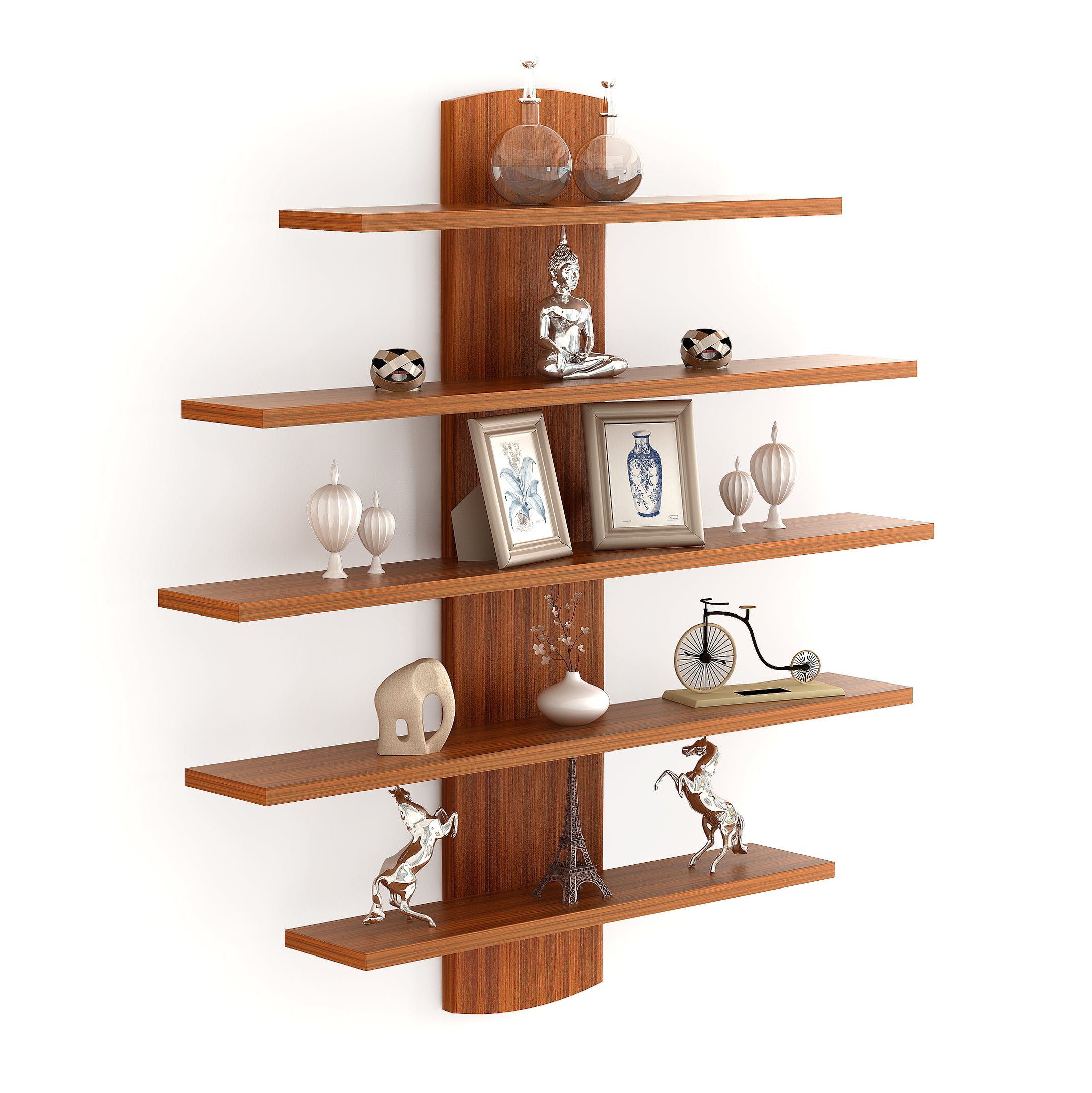 Caselle Display Shelf (5 shelves) — Bluewud