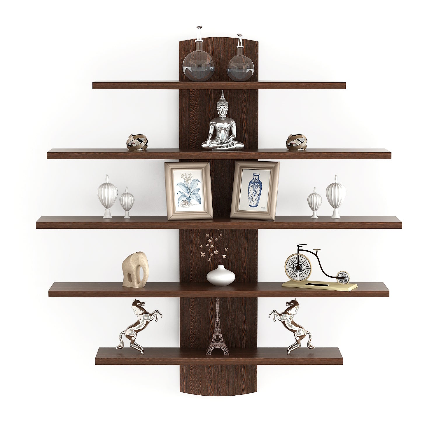 Caselle Display Shelf (5 shelves) — Bluewud