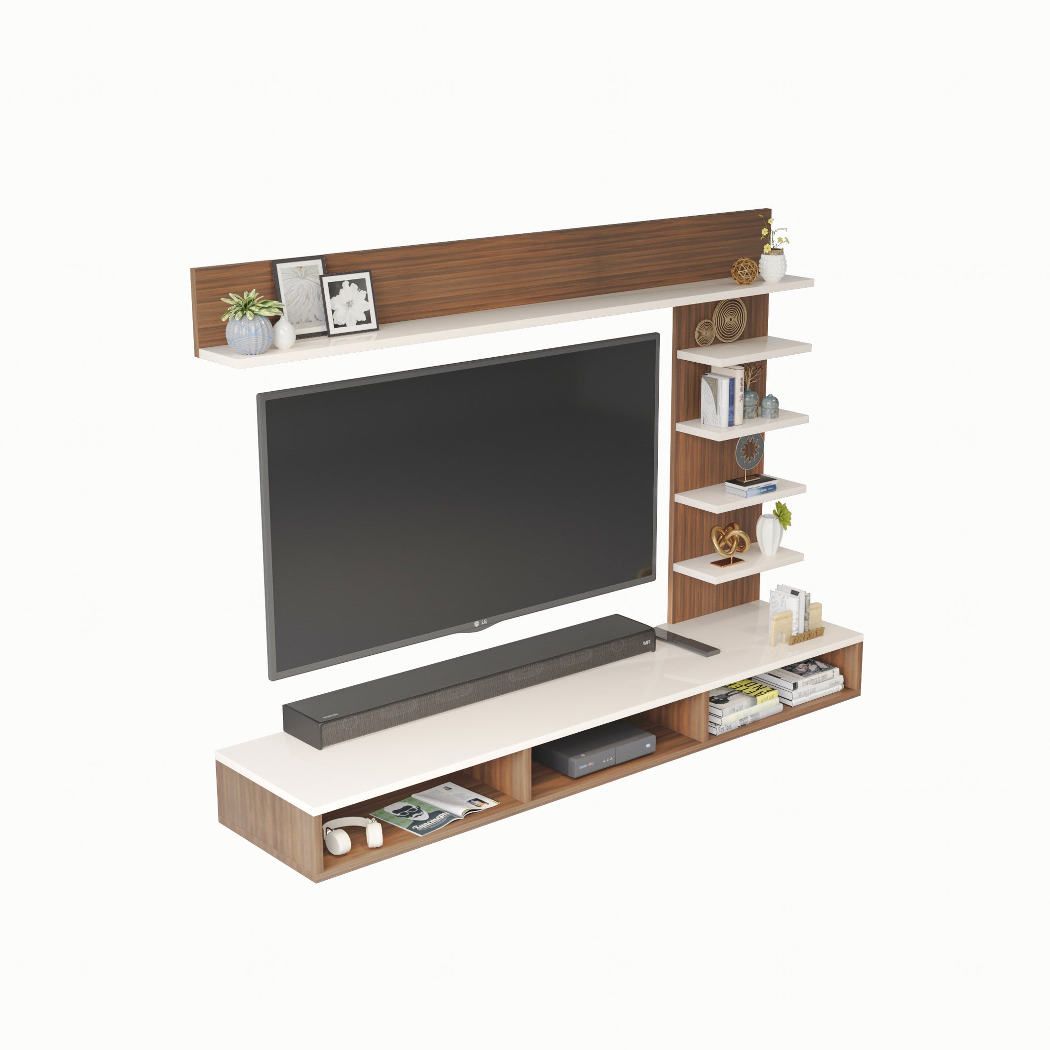 Primax Plus tv Unit Standard, Ideal for up to 40 inches — Bluewud